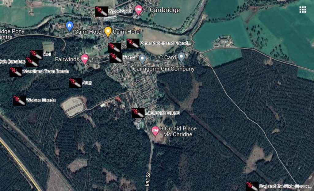 Carving Trail – Carve Carrbridge