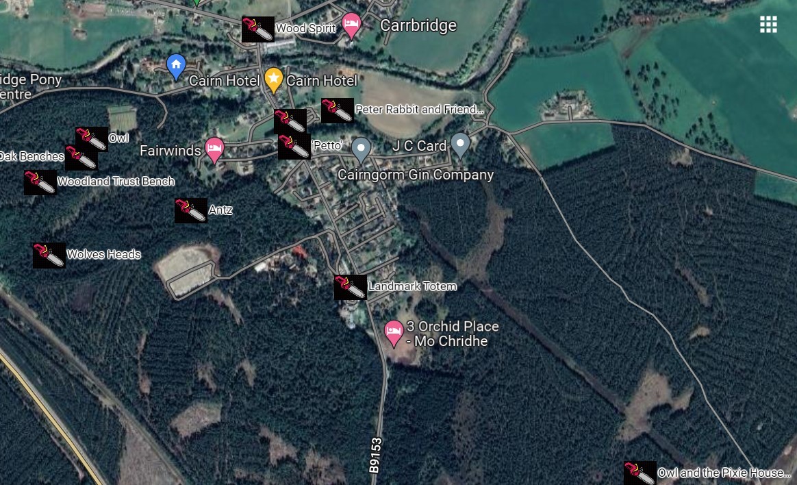 Carving Trail – Carve Carrbridge